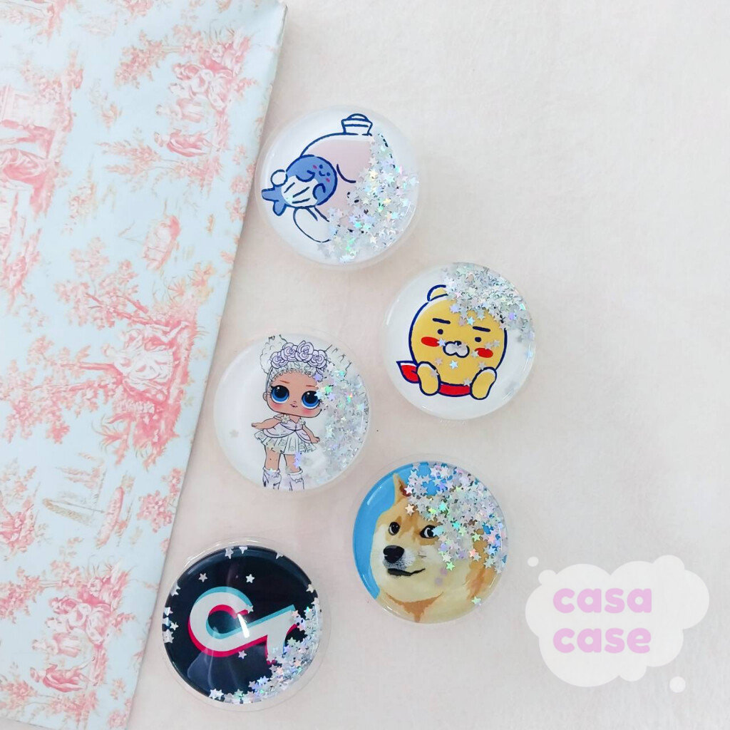 Griptok Liquid Unicorn popsocket การ์ตูนติดหลังมือถือ ที่ติดโทรศัพท์ ที่ติดหลังมือถือ กริบต็อก ...