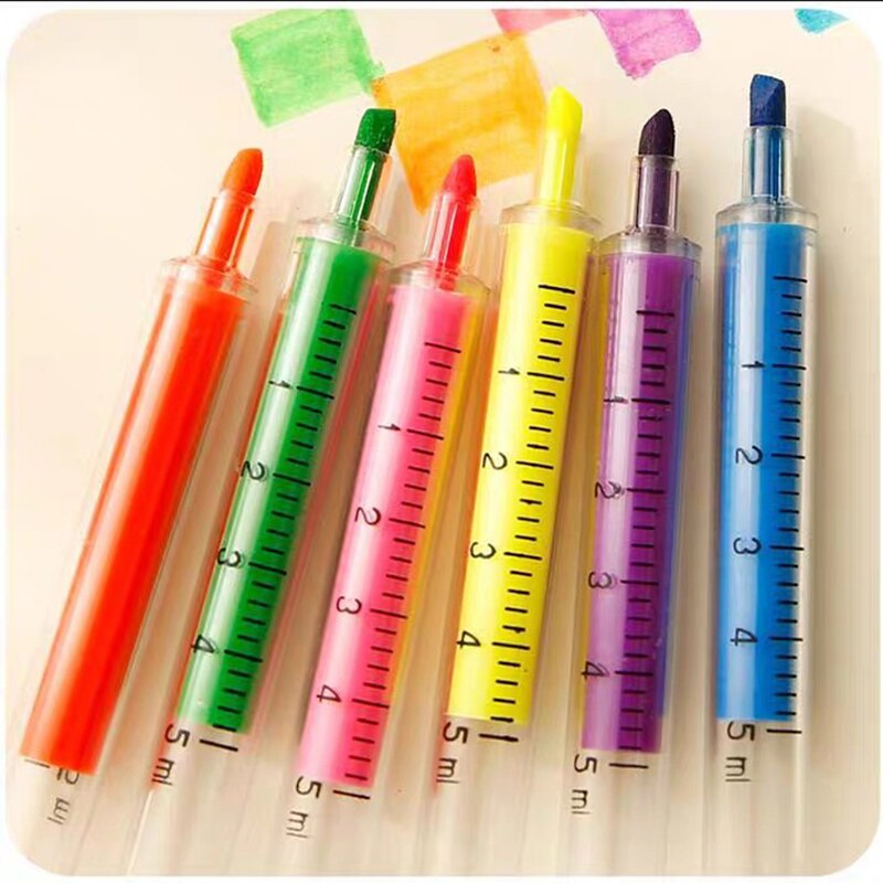 24 Pcs Marker Pen Fresh Color Highlighter Pen,Sketching Markers,super ...