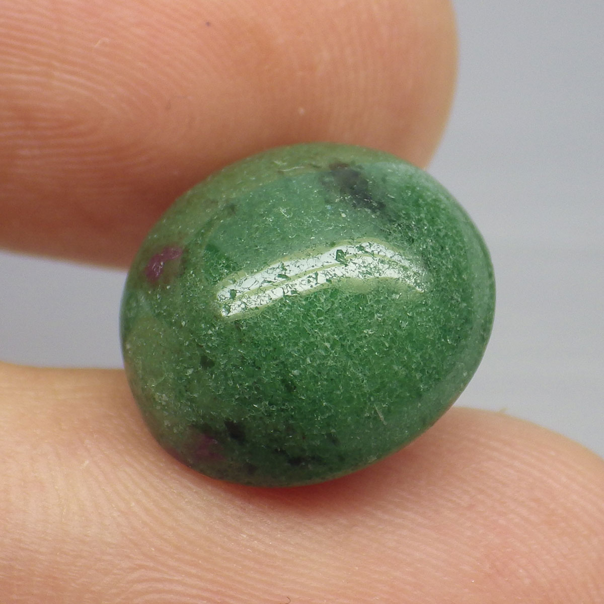 พลอย ซอยไซต์ ธรรมชาติ ดิบ แท้ ( Unheated Natural Ruby Zoisite ) น้ำหนัก 12.06 กะรัต - Metee G ...