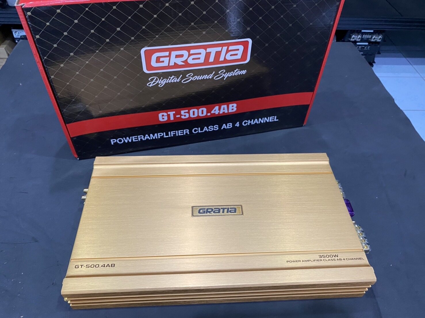GRATIA GT-500.4AB เกาหลีแท้ แรง ใส้สวยๆ ขับเสียงกลาง 8ดอก แหลม 8ดอก ได้สบายๆ ไม่ตัด - DIAMOND ...