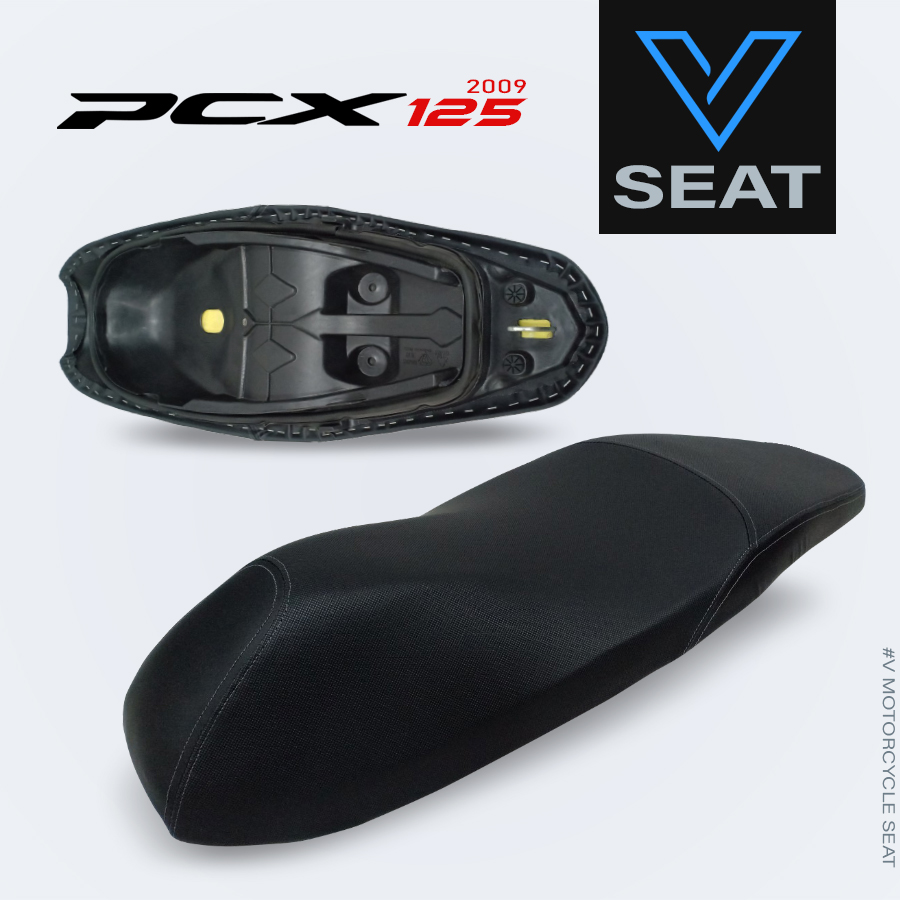 เบาะ PCX 125 ปี สีดำ ปี 2009-2013 เบาะทรงเดิม ( V Seat เบาะรถ ...