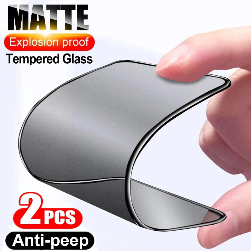 HOCE ไม่มีลายนิ้วมือ Matte Anti Glare กระจกเทมเปอร์สำหรับ iPhone 13 11 12 Pro Max X XS XR สูงสุด ...
