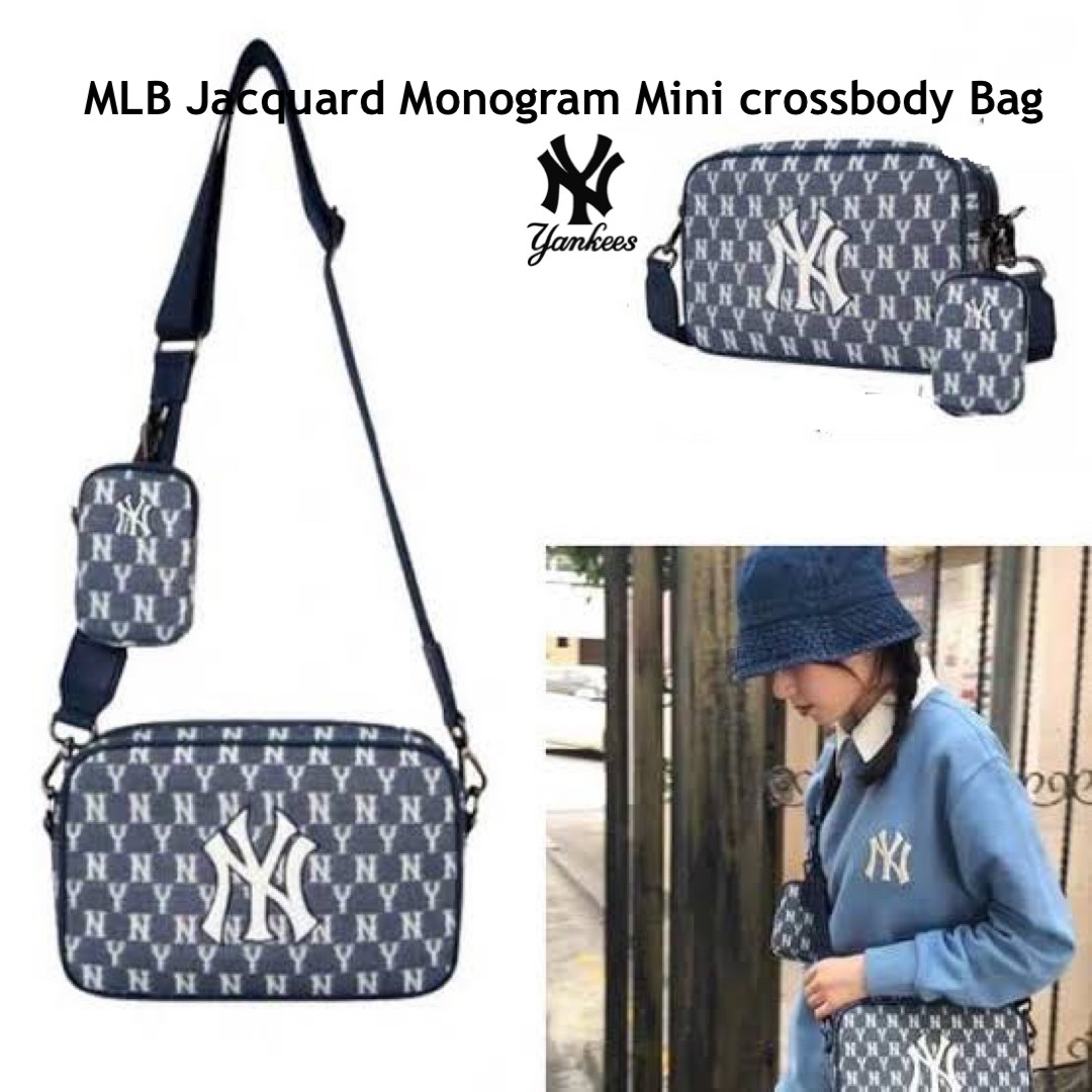 กระเป๋าสะพาย ของแท้ MLB Jacquard Monogram Mini crossbody Bag สุดชิคกับ ...