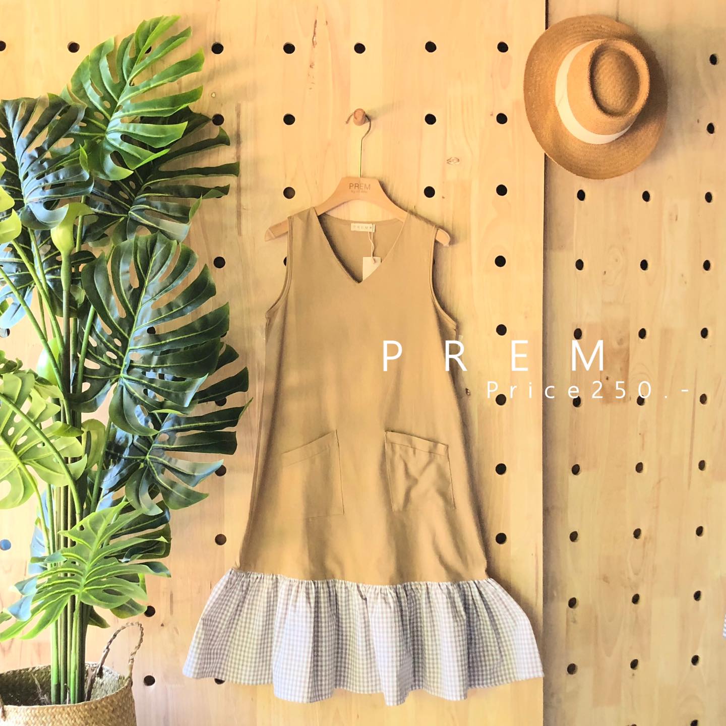 PREM Bag & clothes ????เดรสหางปลาปลายสก๊อต - Prem Bag & Clothes - ThaiPick