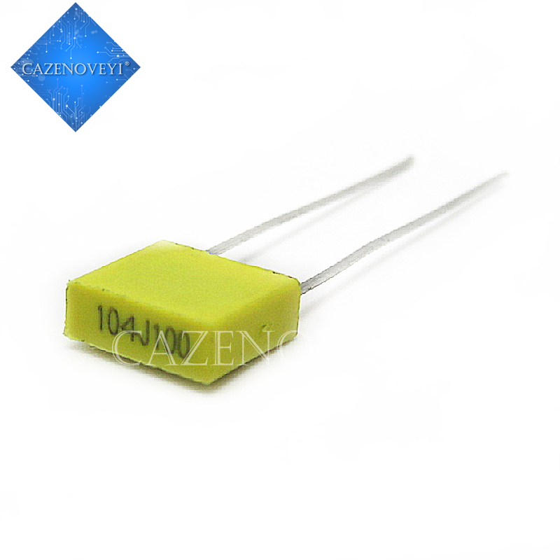 20pcs/lot 100NJ100 Correction Capacitor 100V104J 100NF 0.1UF 100V 104 104J 5mmPolypropylene ...