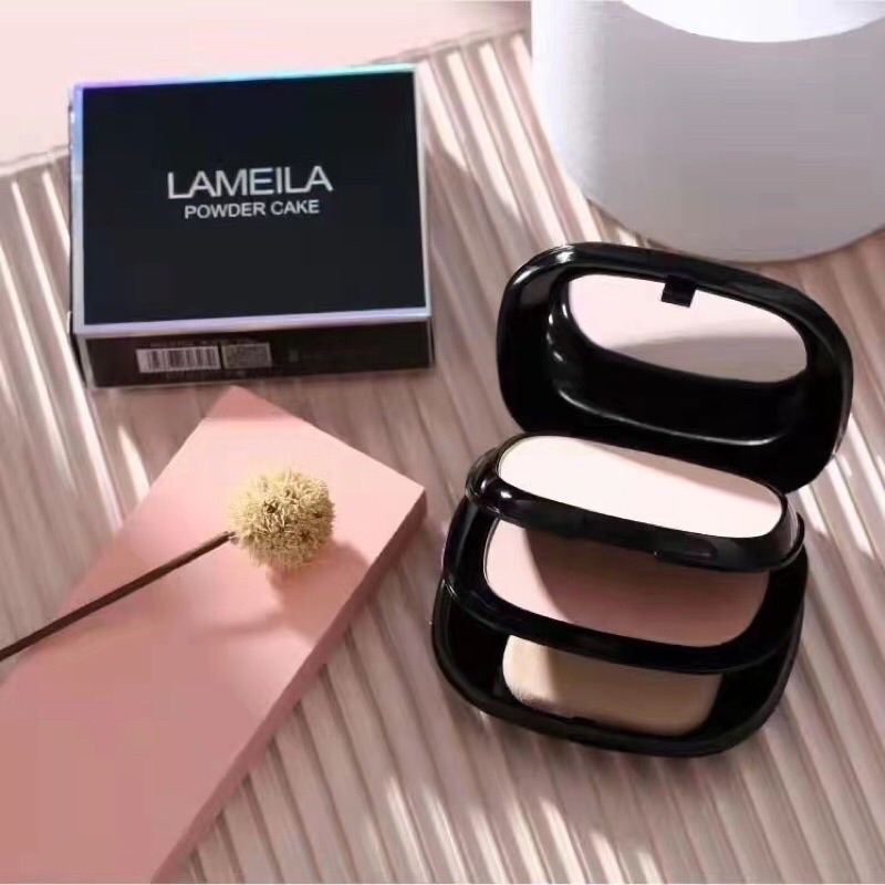 แป้งพัฟ แป้งสองชั้น Lameila 5102 Powder Cake 20g แป้งตลับ แถมพัฟ แป้ง ...