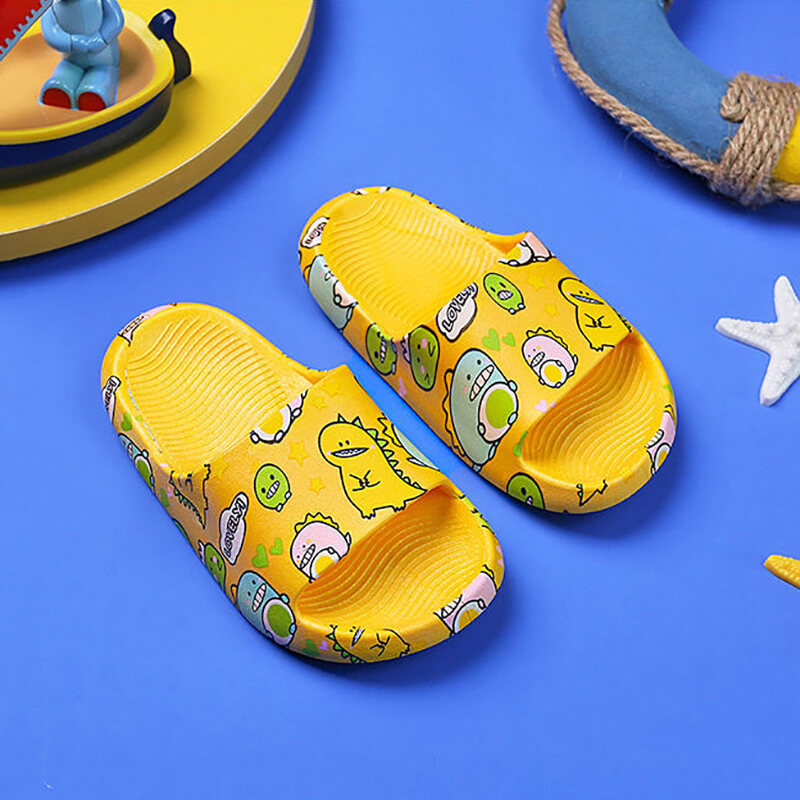 ⭐⭐Children cartoon slippers, soft bottom printed sandals and slippers ...