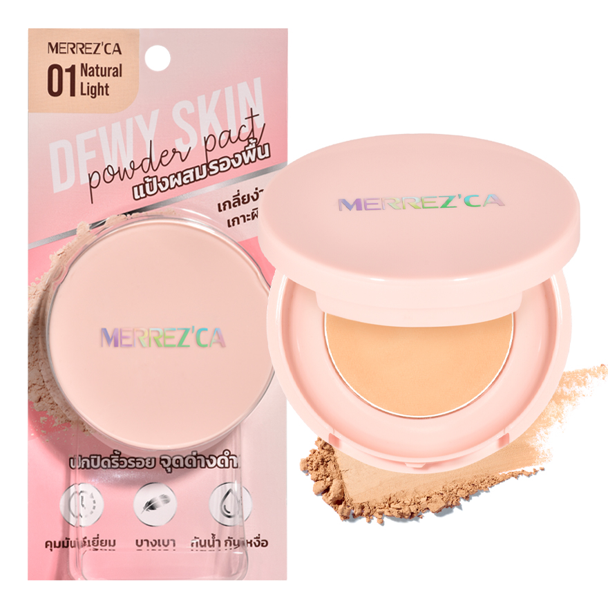 Merrezca Dewy Skin Powder Pact - Merrezca Official Store - ThaiPick