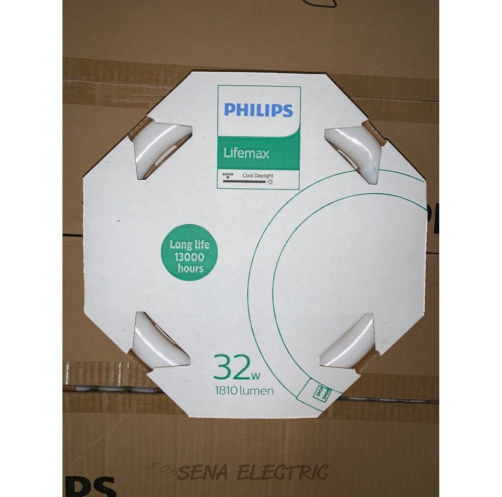 โปรโมชั่น นีออนกลม 32W หลอดไฟ แสงขาว PHILIPS Lifemax ราคาถูก หลอดไฟ ...