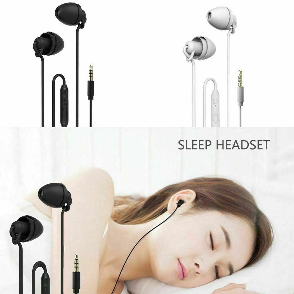 Sleeping Earbuds HiFi Soft Silicone Headset In Ear Wire Noise ...
