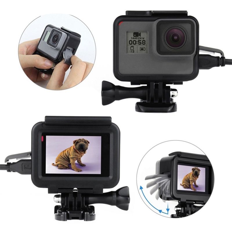 For Gopro Hero Sports Camera Protection Frame Side Open Protection ...