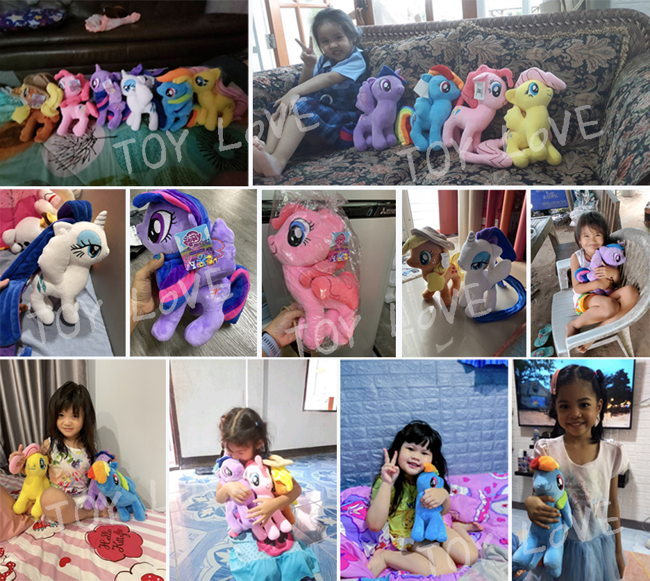 ตุ๊กตาโพนี่ My Littel Pony ขนาด 30ซม. มายลิตเติ้ลโพนี่ ตุ๊กตายัดนุ่น ...