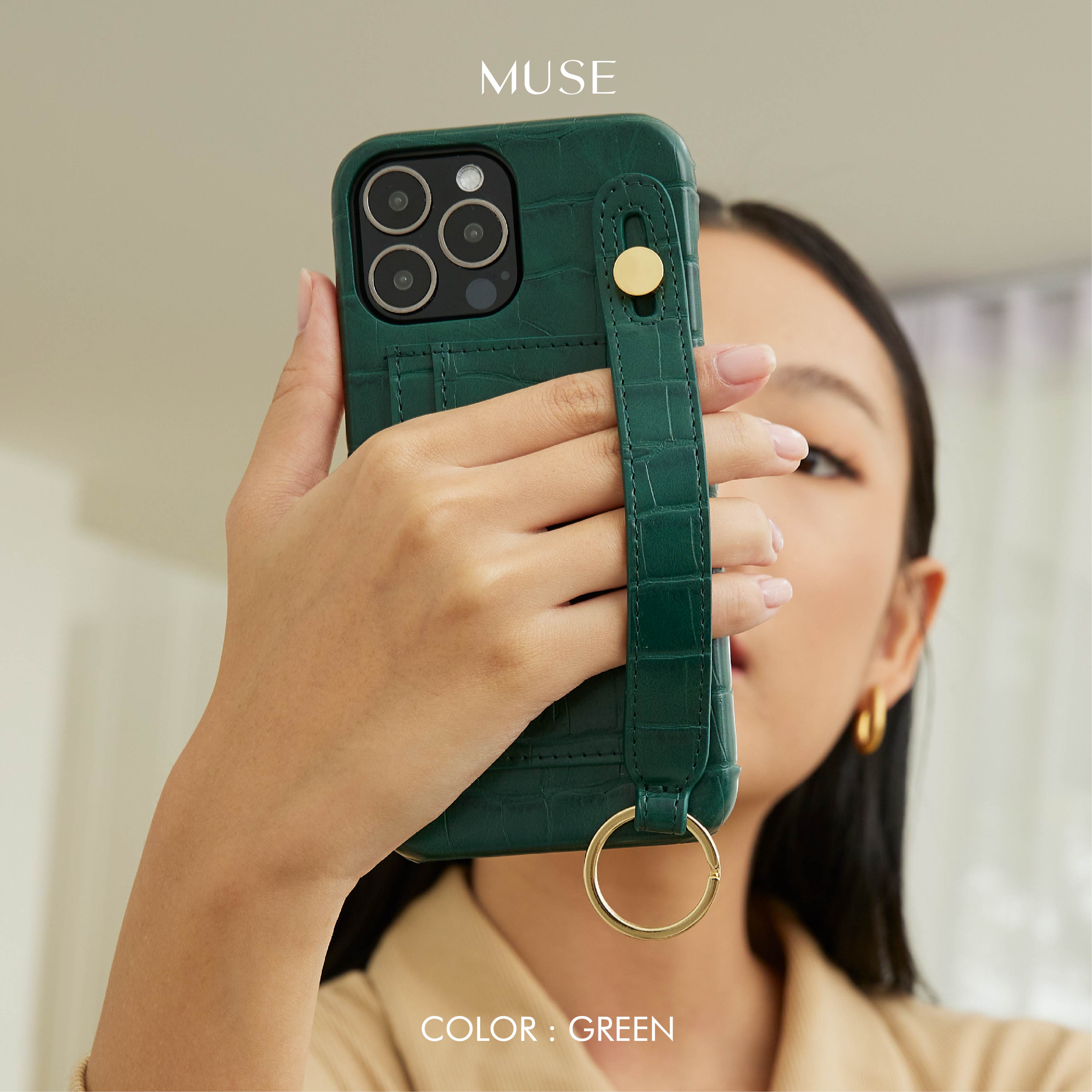 MUSE Hand Strap Card Holder Phone Case COLORFUL Tone (1313Pro 13Pro Max ...