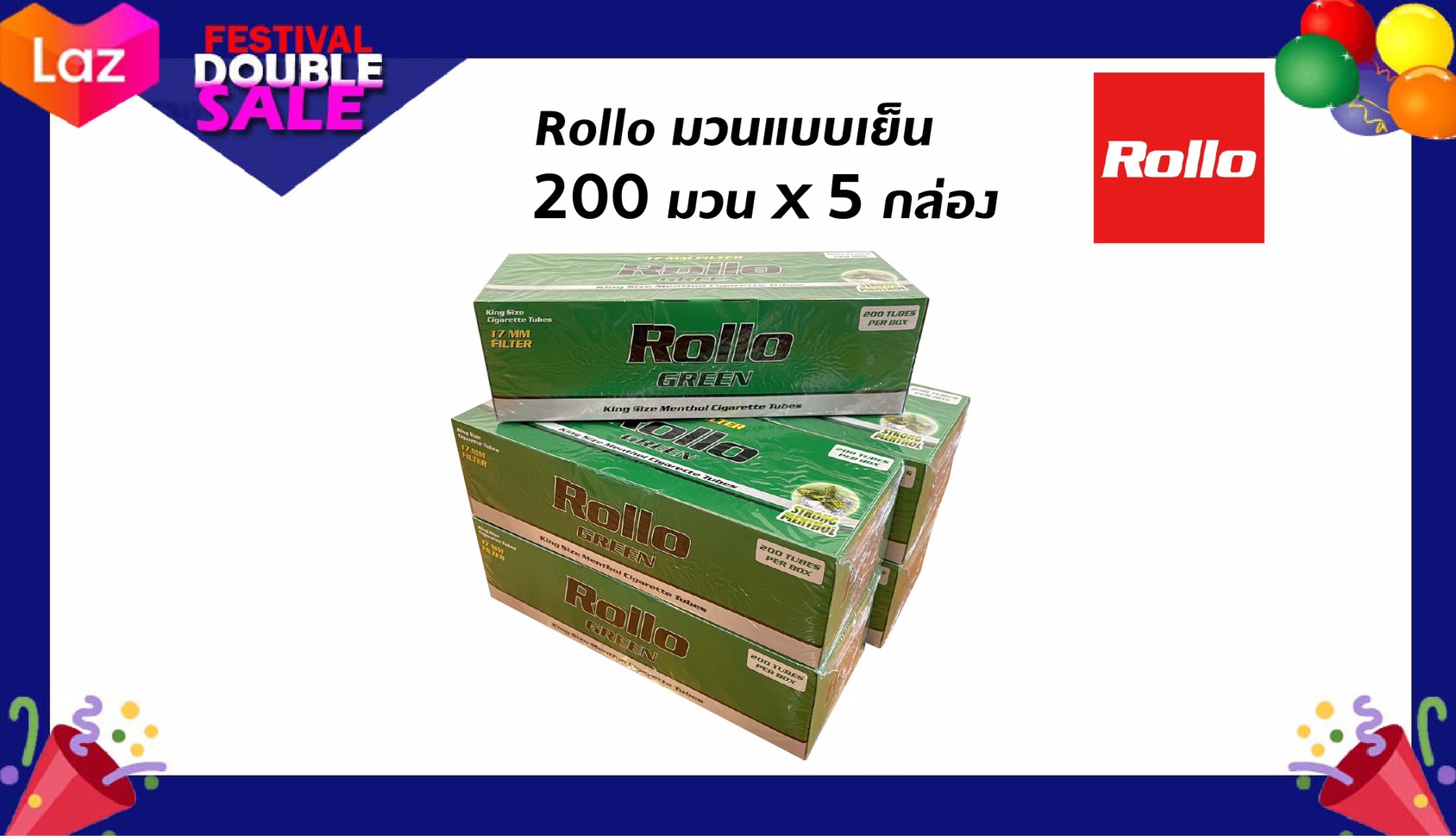 ใหม่ Rollo เขียว / Rollo เย็น / Rollo เมนทอล / โรลโล่ เขียว / โรลโล่ เย็น / โรลโล่ เมนทอล / 200 ...