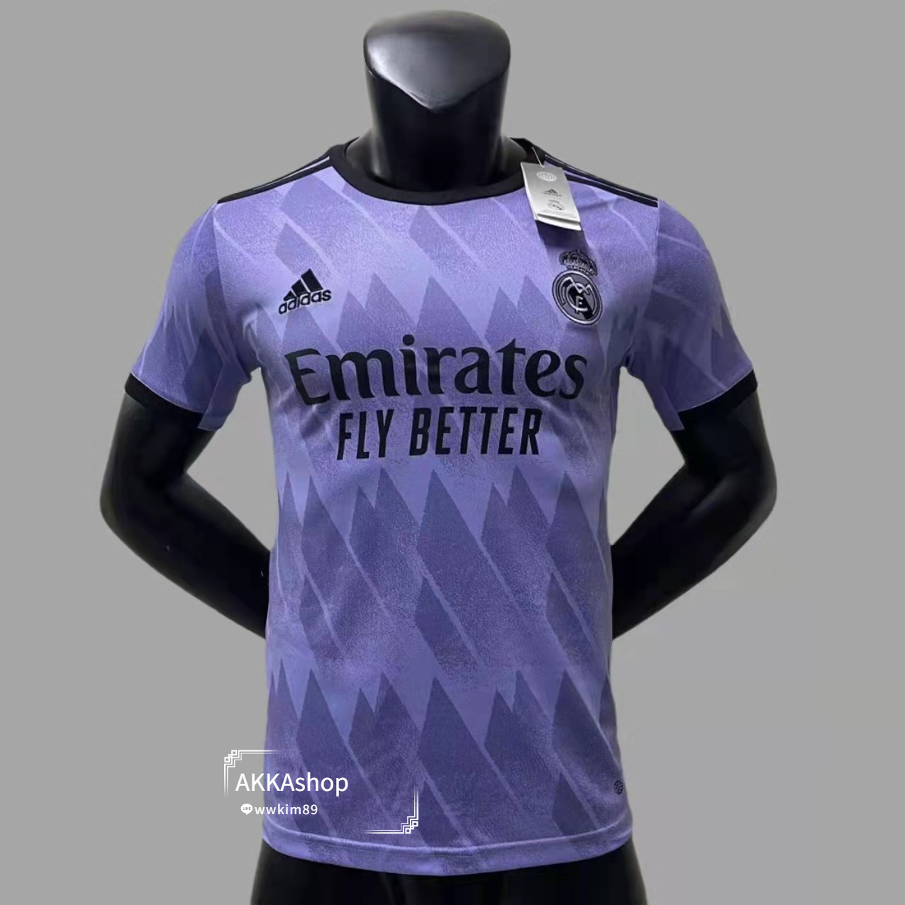 เสื้อฟุตบอลสโมสรฟุตบอล เรอัล มาดริด ชุดเยือนเกรดแฟนบอล ปี 2022/23 Real Madrid Away Jersey 2022/ ...