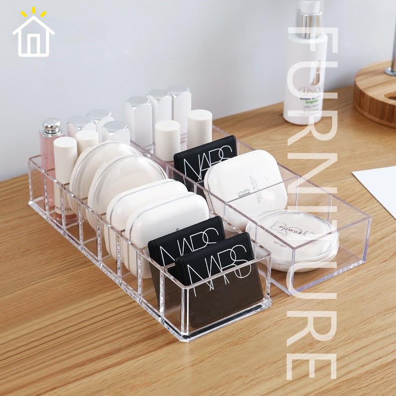 ⚡FT⚡Transparent Acrylic Cosmetics Storage Box Makeup Holder Jewelry ...