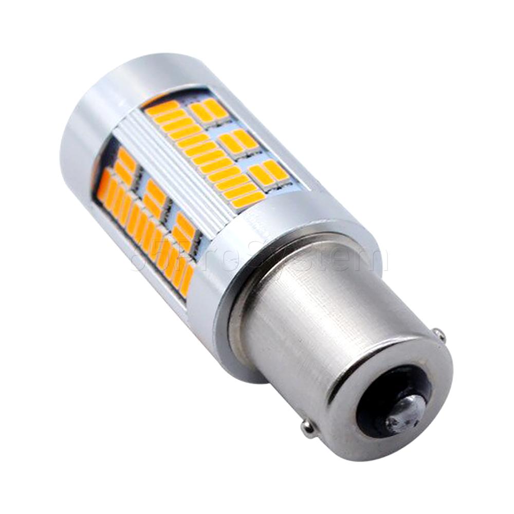 65Infinite แพ๊คคู่ หลอดไฟถอย สว่างที่สุดในตลาด 1000Lumens 2x LED ขั้วแบบหนีบ (T20, 7440, WY21W ...