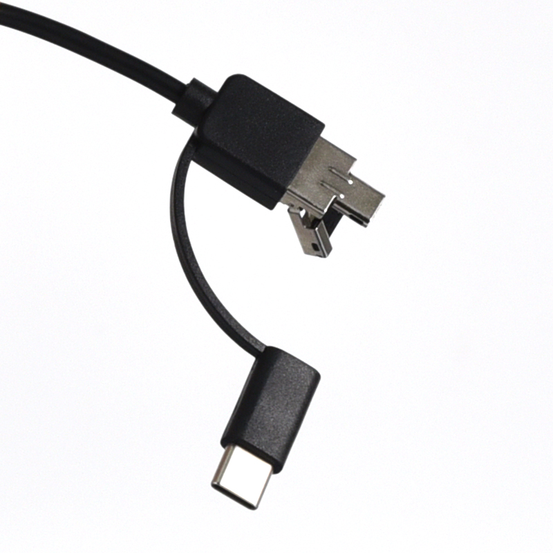 Wistino กล้องเอนโดสโคป กล้องงู กันน้ำ ขนาดเล็ก 5.5 mm. ยาว 125m. หัวเสียบ USB 3in1 (Type C ...