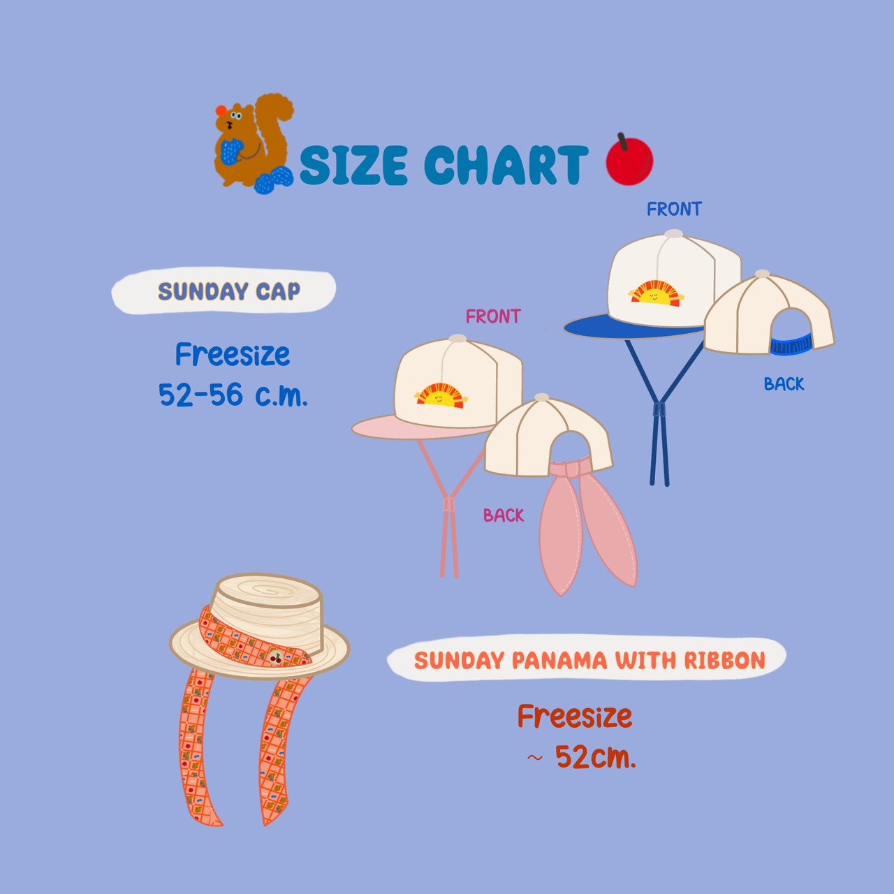 Sunday cap - Mikaloveskids - ThaiPick