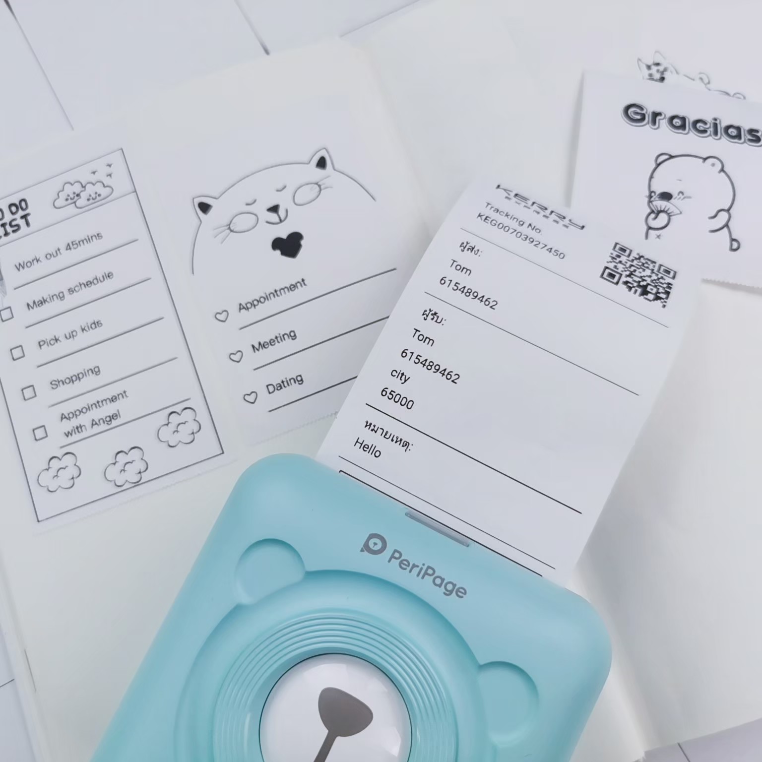 ถูกสุด! ชุดสุดคุ้ม PeriPage A6 + สติ๊กเกอร์ 6 ม้วน แถมฟรีเคสใสกันรอย ...