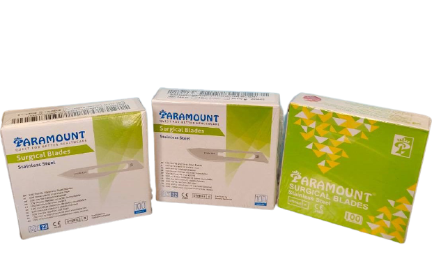 ใบมีดผ่าตัดสแตนเลส Paramount Surgical Blades. 100 ชิ้น/กล่อง | Lazada.co.th