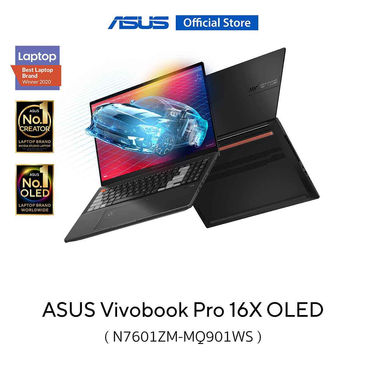 ASUS VivoBook Pro 16X OLED N7601ZM-MQ901WS, 16 inch, gaming and creator ...