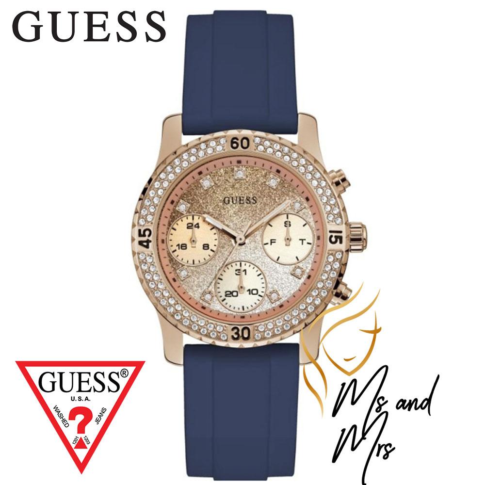 Guess นาฬิกาข้อมือผู้หญิง สายสแตนเลส รุ่น W1117,W1117L,W1117L3 - สีโรส ...