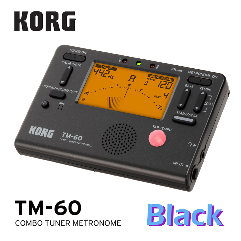 KORG TM60 TM60C Tuner Metronome Wind Guitar Ukulele Saxophone Violin ...