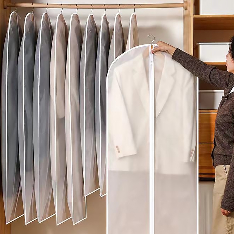 HANGROO L106 ถุงคลุมเสื้อผ้า ถุงคลุมเสื้อ ถุงใส่เสื้อผ้า ถุงใส่สูท ถุง ...