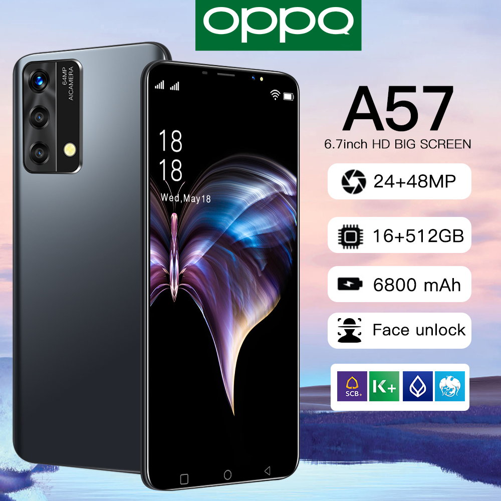 โทรศัพท์มือถือ OPPO A57 เครื่องใหม่ ขายดี Smartphone 4G5G โทรศัพท์ ถูกๆ ...