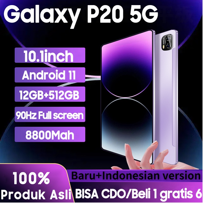 Tablet PC Samsung แท็บเล็ต 12 Inch Android 9.1 12GB RAM 512GB ROM สองซิม 4G LTE รองรับซิมการ์ด ...