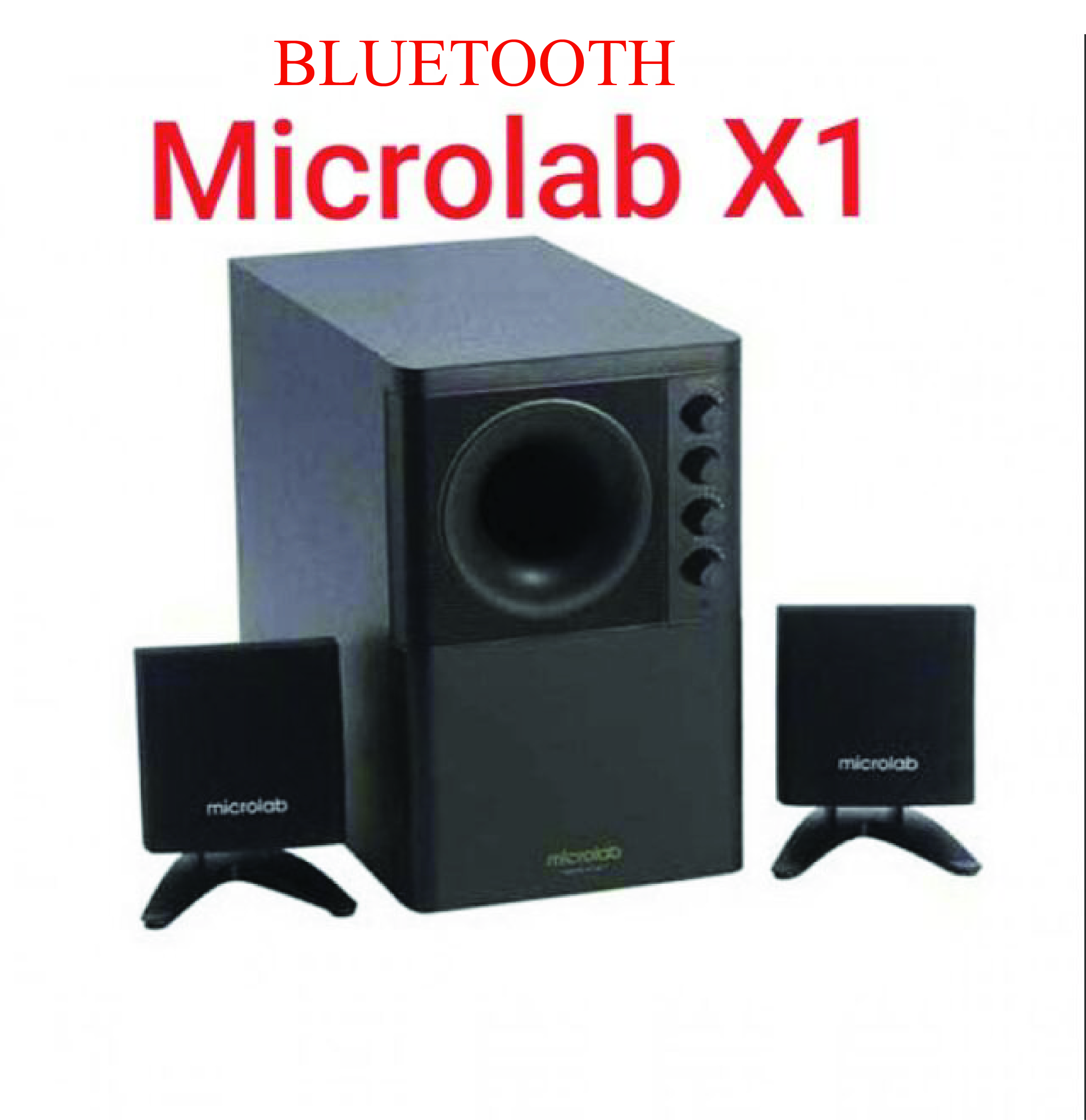 Microlab รุ่น X1 ลำโพง 2.1 พร้อมซัฟวูฟเฟอร์ ประกันศูนย์ 1 ปี ฟรี สาย AUX | Lazada.co.th