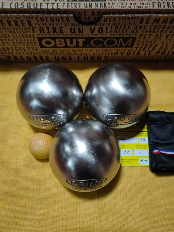 เปตอง ลูกเปตอง Obut Loisir inox ผิวเรียบ สแตนเลส 73650 - นิวเปตอง Shop ...