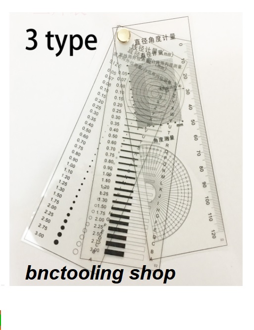 Dot gauge 3 Type / SET Gauge Point เกจฟิล์มใสสำหรับตรวจสอบชิ้นงาน หรือ ...