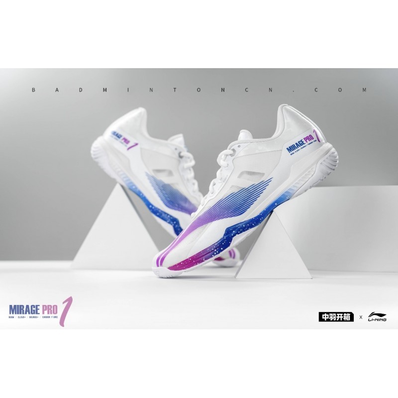 รองเท้าแบดมินตัน Li-Ning รุ่น Mirage Pro แถม รองเท้าแตะ lining ตาม size ...
