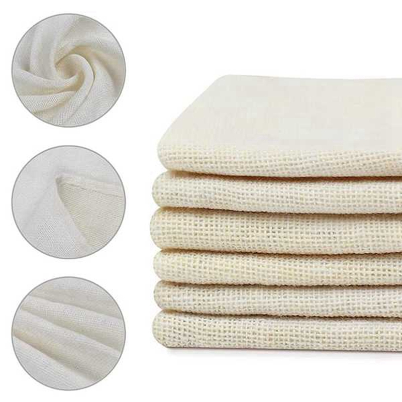 Muslin Cloths for Cooking, Unbleached Cheese Cloths,Cotton Reusable and ...