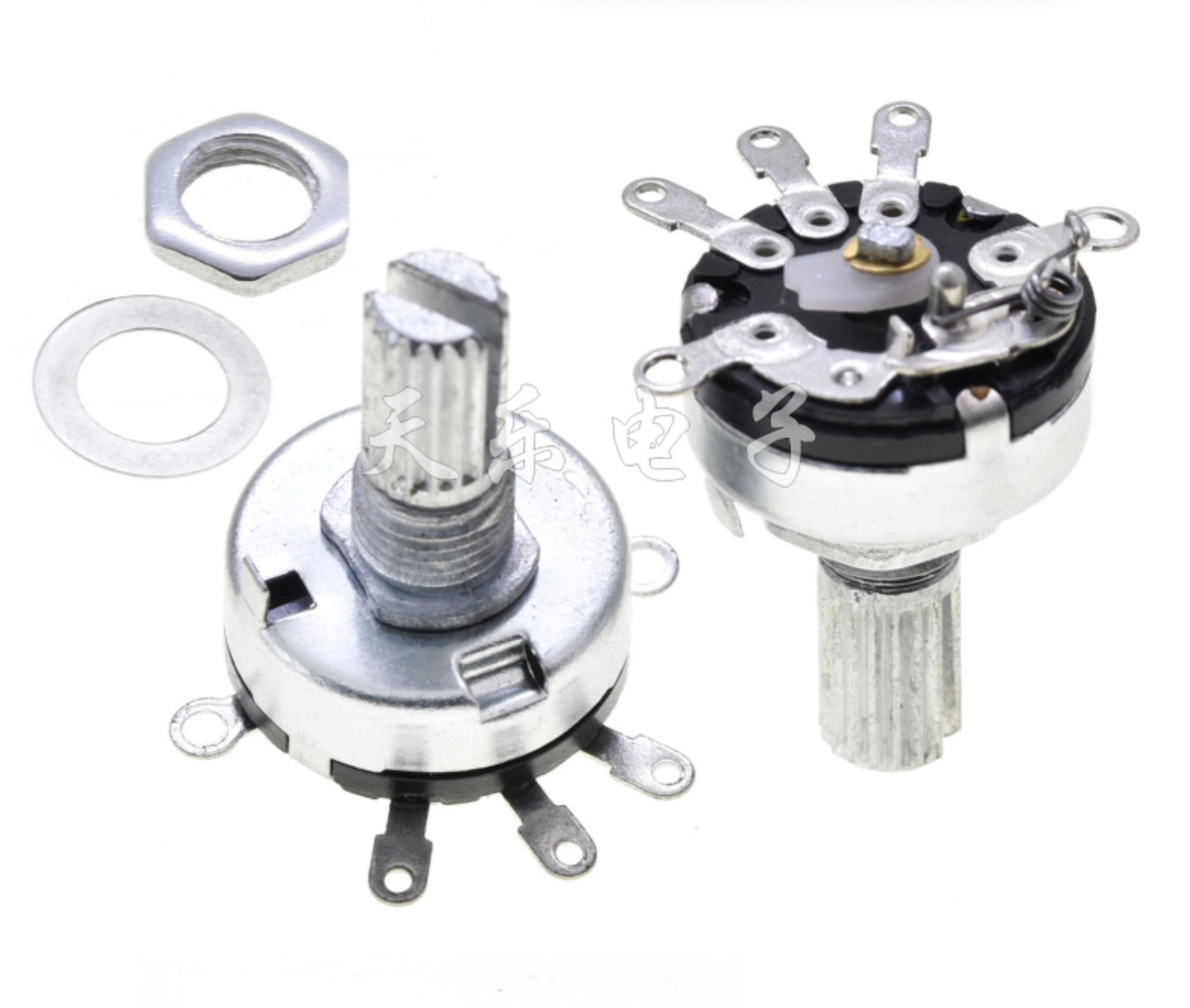 (มีตัวเลือก) [VR] RV17 B5K B10K ขาบัดกรี โวลุ่มวิทยุ มีสวิตซ์ | Lazada ...