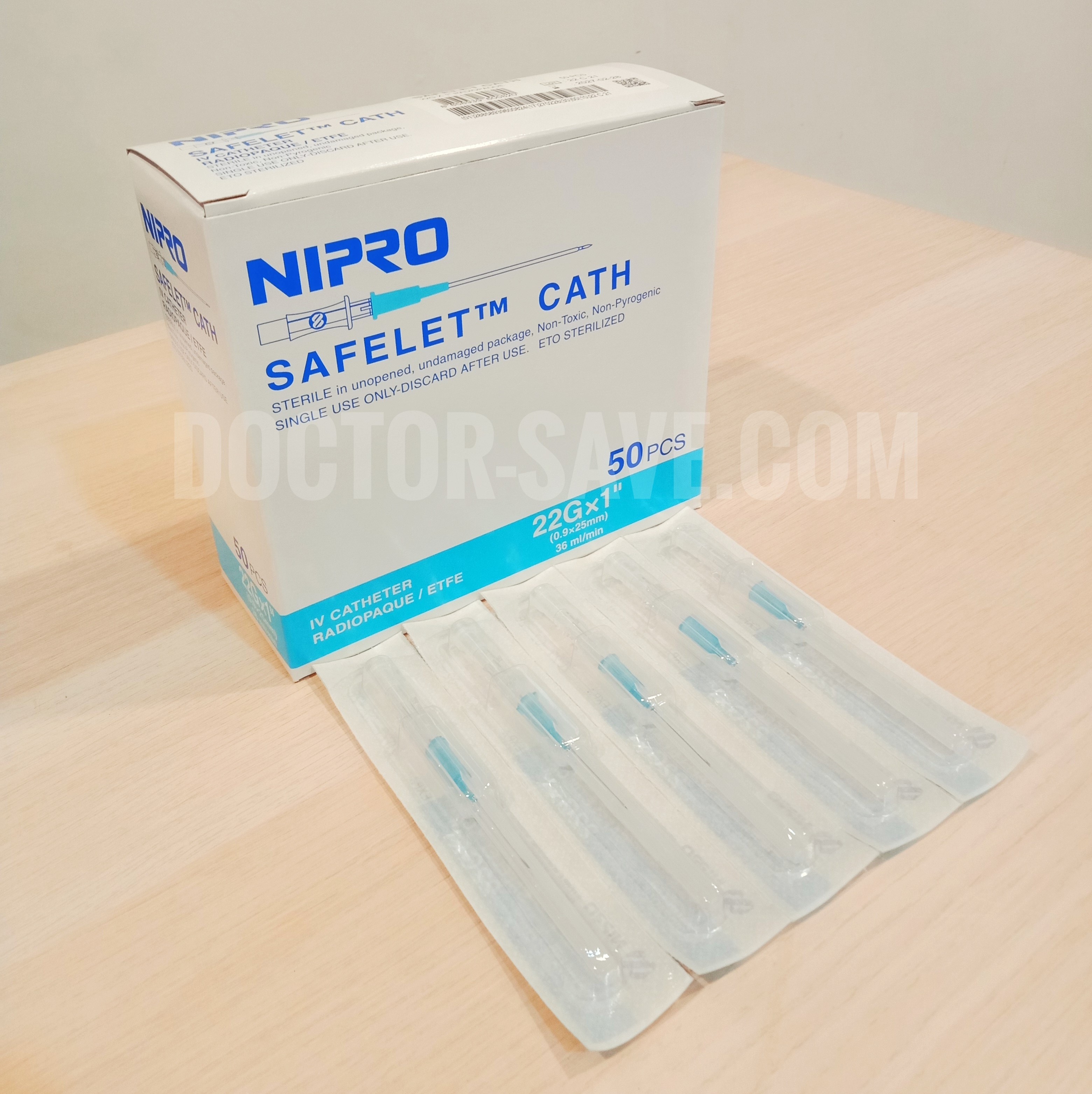 IV Catheter เบอร์ 18 20 22 24 เข็มเปิดเส้น เข็มให้น้ำเกลือ NIPRO เมด ...