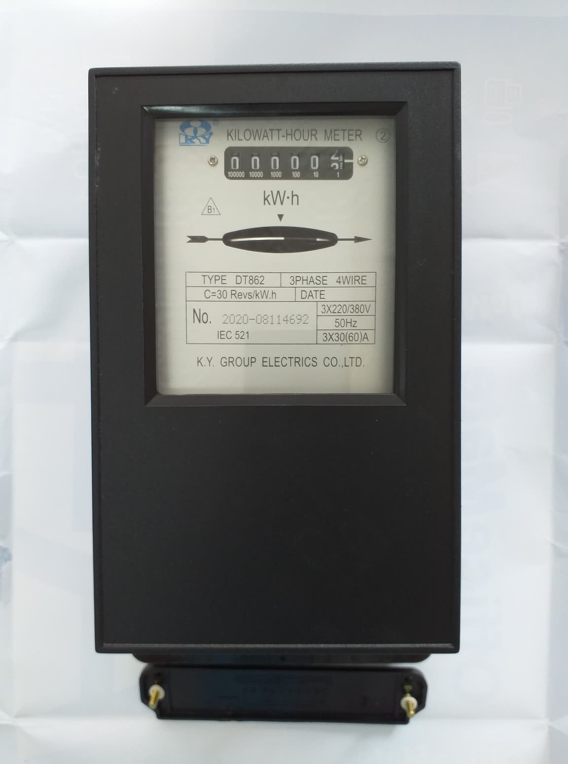 มิเตอร์ 3 เฟส 4 สาย(KILOWATT-HOUR METER) รุ่น DT 862 30(60) A | Lazada.co.th