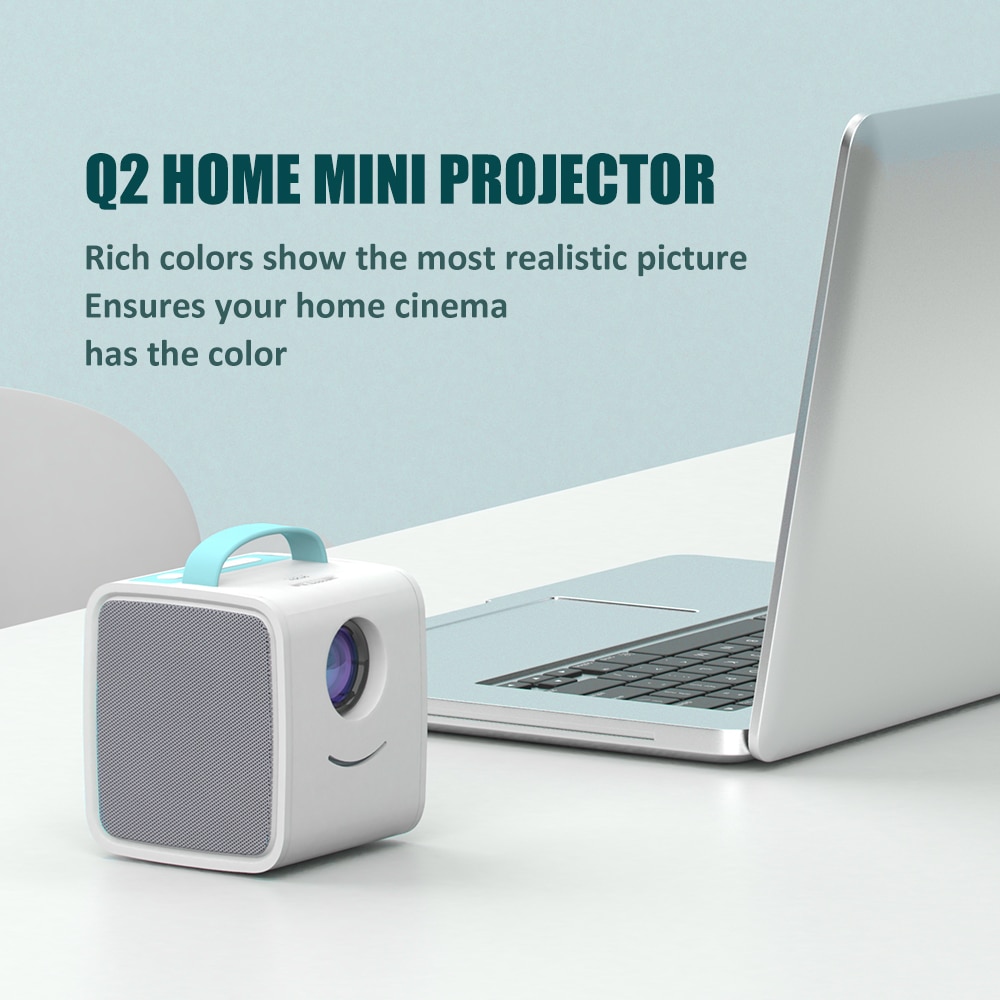 โปรโมชั่น Salange Q2 Mini Projector LED,700 Lumens Pico Projector HDMI ...