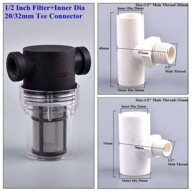 1/2 3/4 1 Inch Garden Watering Filter Aquaculture Aquarium Fish Tank ...