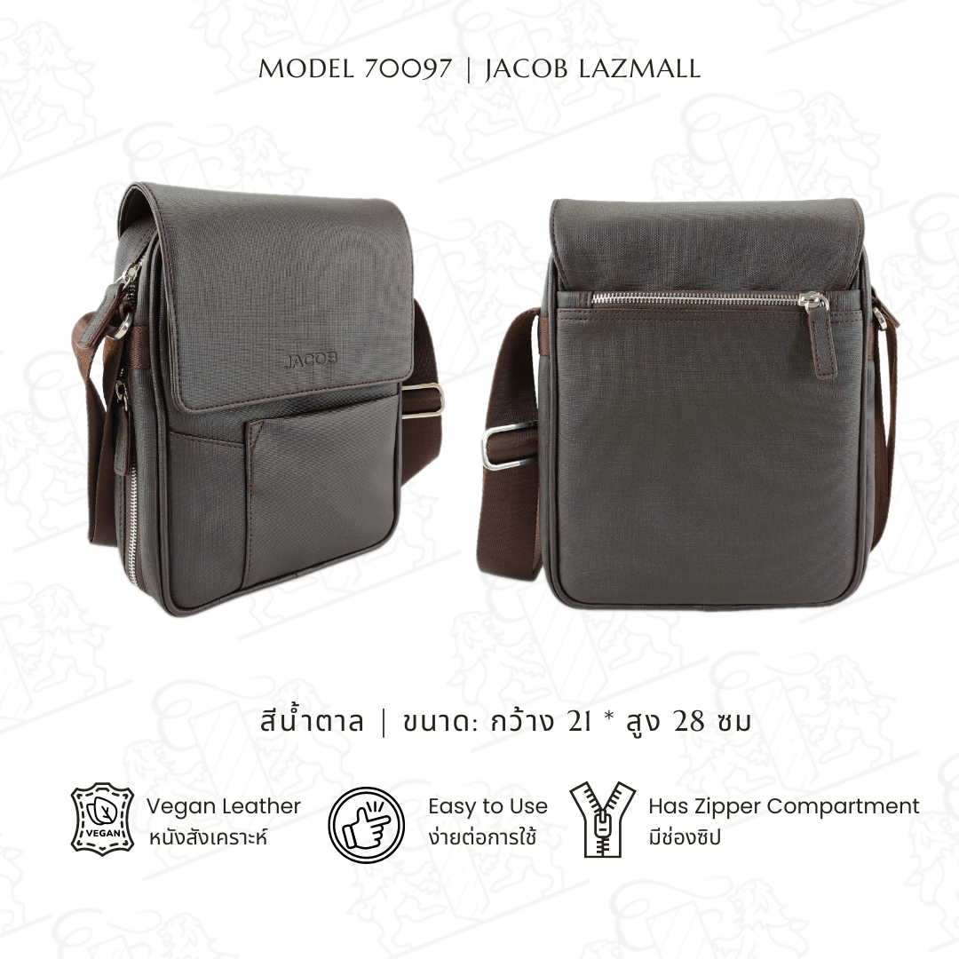 JACOB กระเป๋าสะพายชาย 70097 | Lazada.co.th
