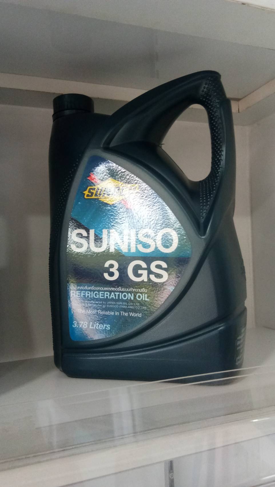 [ 1 ถัง ] น้ำมัน คอมเพรสเซอร์ Refrigeration Oil SUNISO 3GS / 4GS / 5GS ประเภทน้ำมัน ธรรมชาติ ...