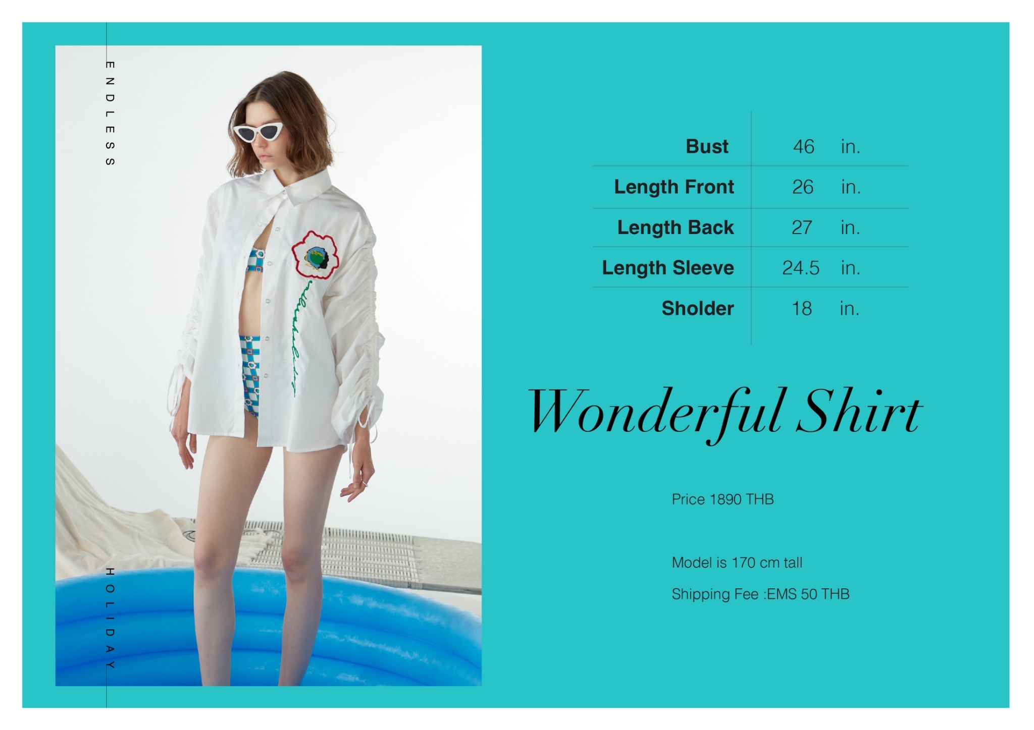 Pre order ส่ง 6 ธค Endless Holiday Wonderful Shirt - endless holiday ...