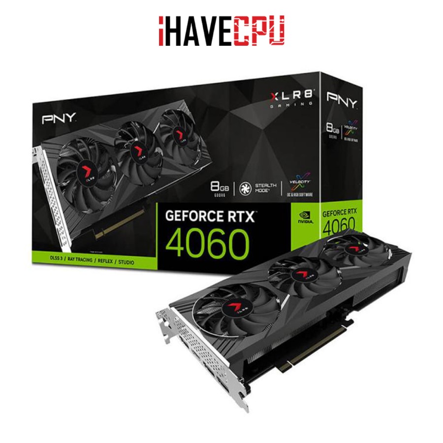 iHAVECPU VGA(การ์ดจอ) PNY GEFORCE RTX 4060 TI XLR8 GAMING VERTO EPIC-X ...