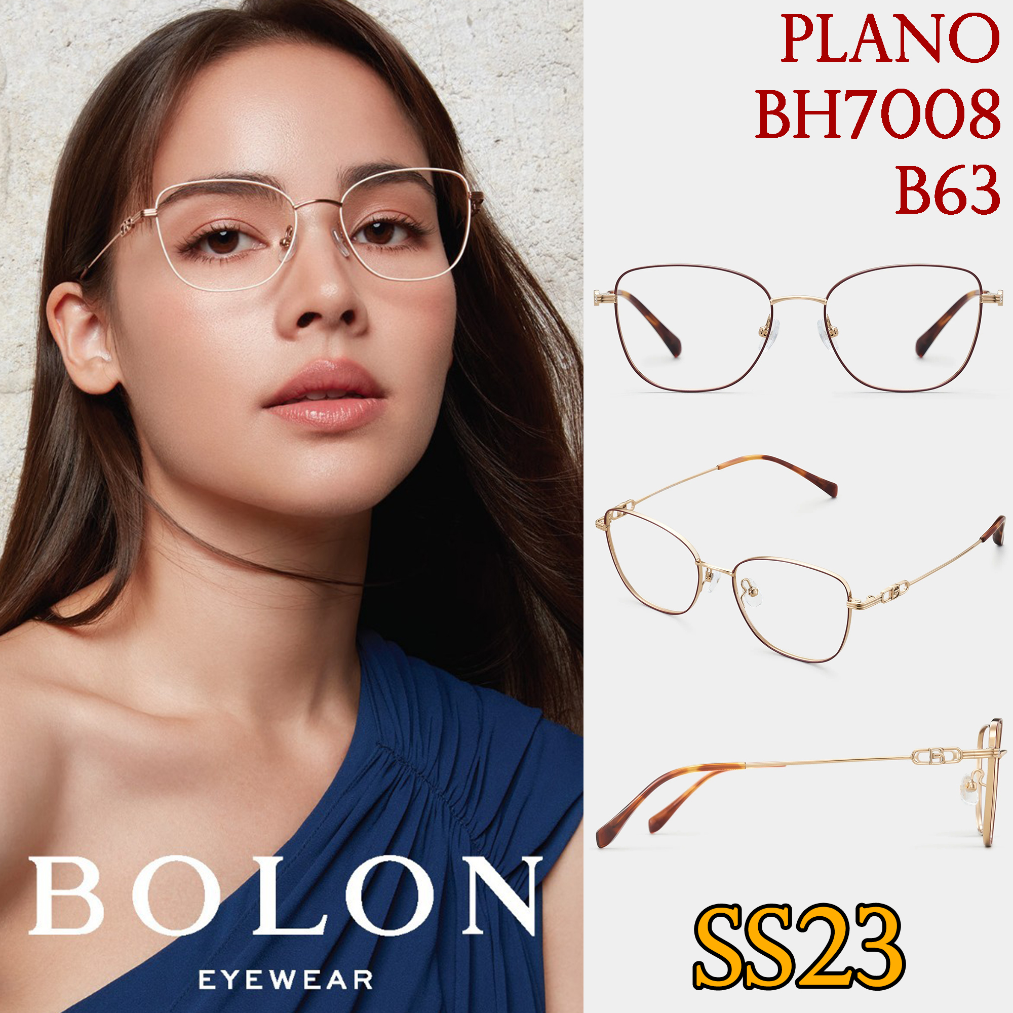 SS22 BOLON กรอบแว่นสายตา รุ่น Rio BJ5096 B90 [ฺTR/CP] แว่นของญาญ่า - CTWTime - ThaiPick