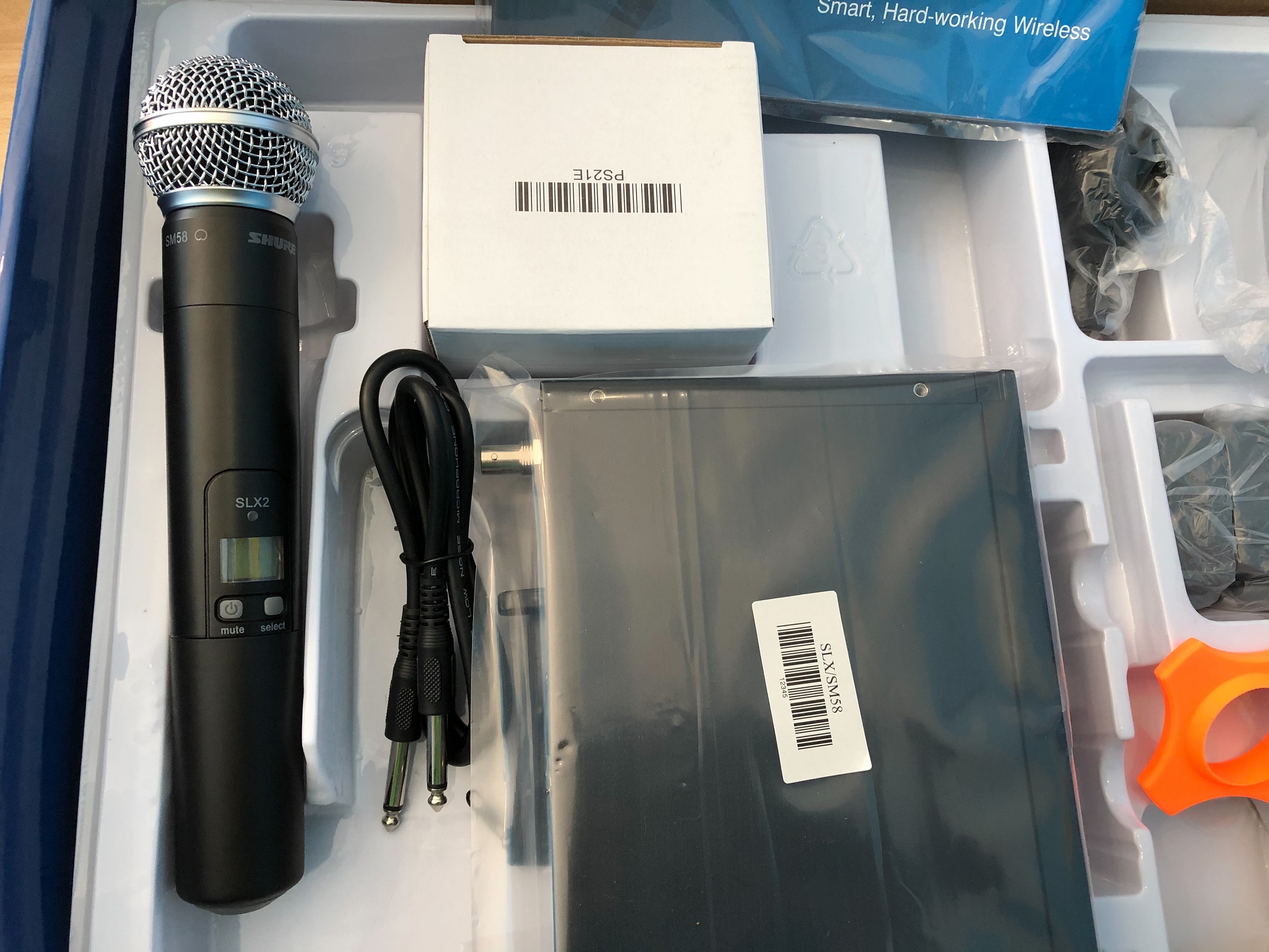 SHURE SLX 4 SM58 ไมค์ลอย ไมค์ไร้สาย มืออาชีพ | Lazada.co.th