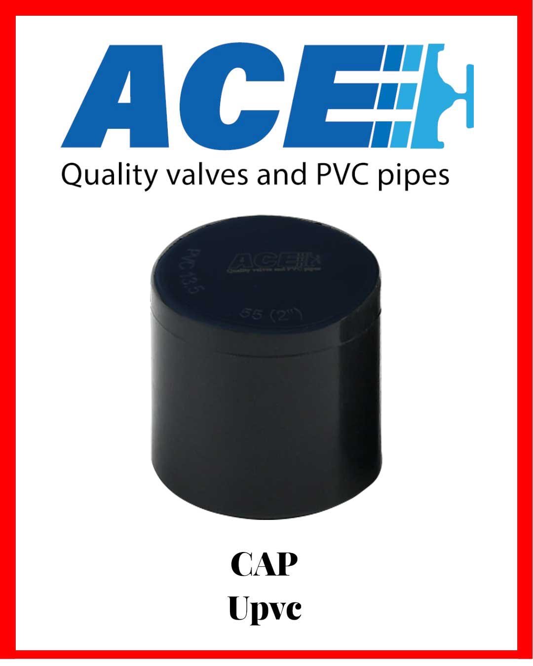 ACE 1.5" PVC PIPE CAP ฝาครอบท่อ 1.5" | Lazada.co.th