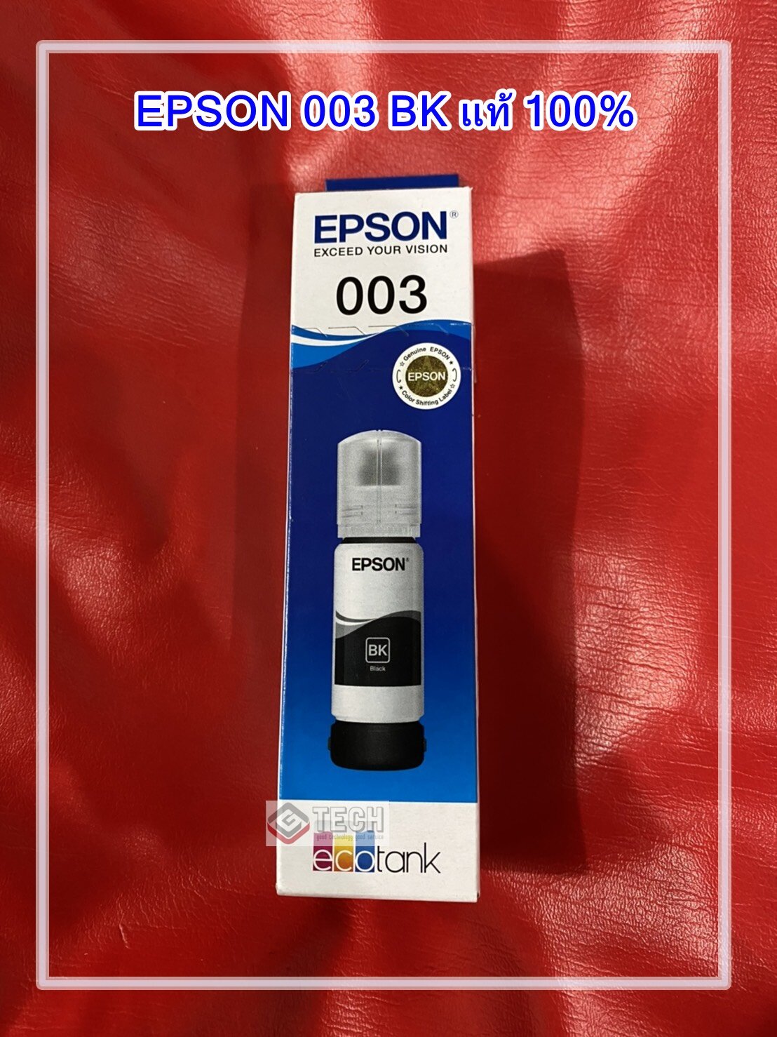 หมึกเติม ของแท้ Refill Epson Ink Original 003 BK สำหรับเครื่องปริ้น ...