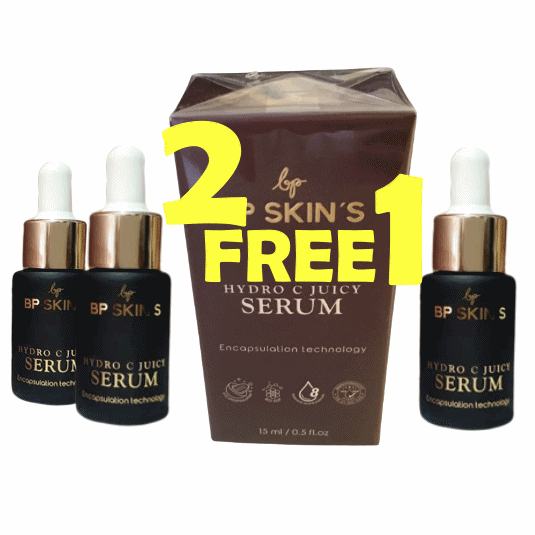 สูตรใหม่ BP SKIN'S SERUM กล่องน้ำตาล ลดและปกป้องผิวหน้าจาก สิวฝ้า กระ ...